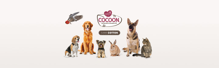 COCOON Soft Pet Casket for Burial and Cremation | For All-Sized Pets ...